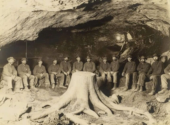 Incredible Revelation: Petrified Tree Stump Found in 1918 Coal Mine ...